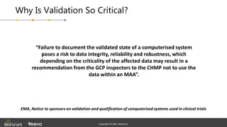 Validation strategies for cloud-based EDCs: more innovation, less ...