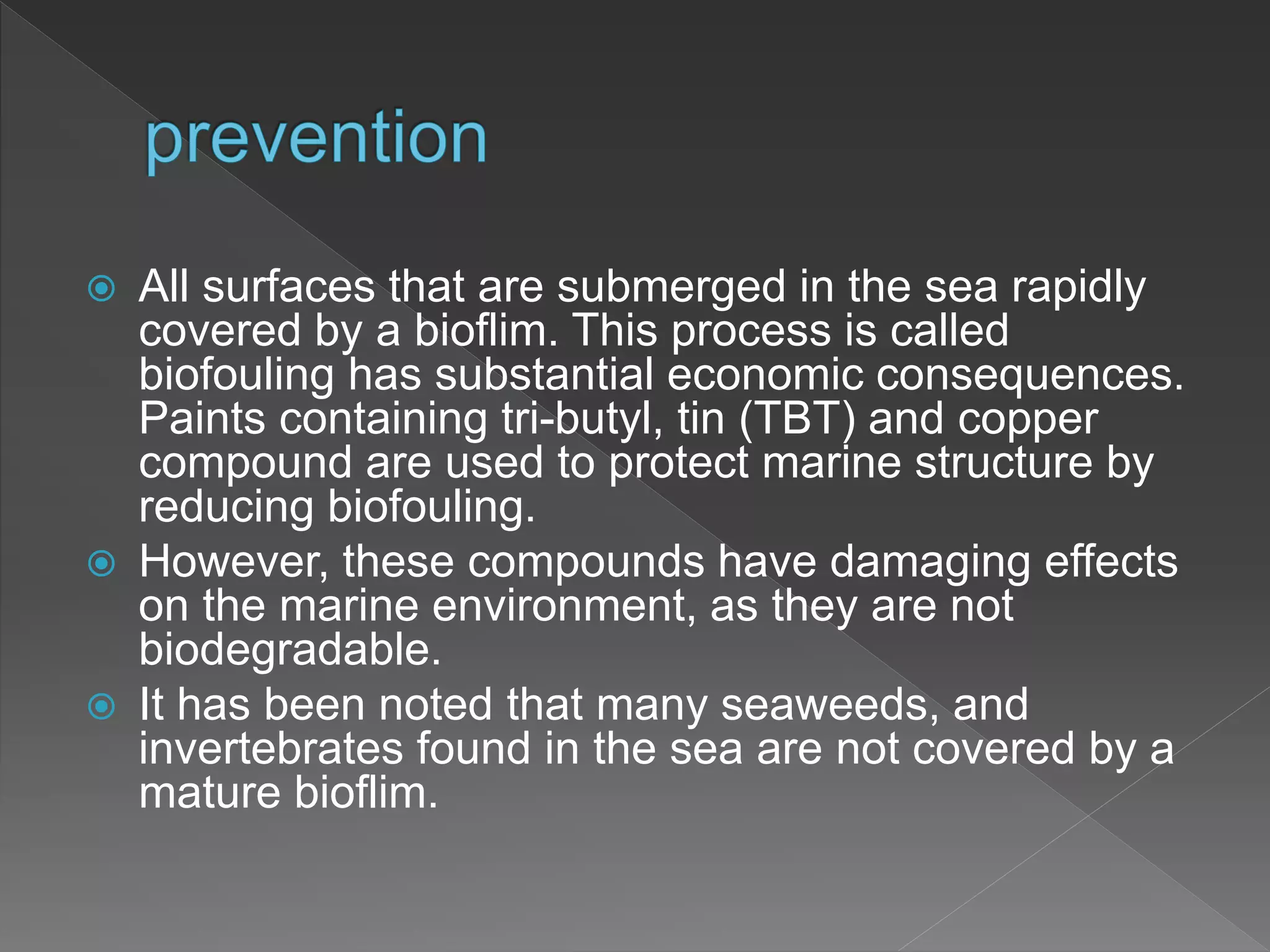 Biofouling and prevention | PPTX