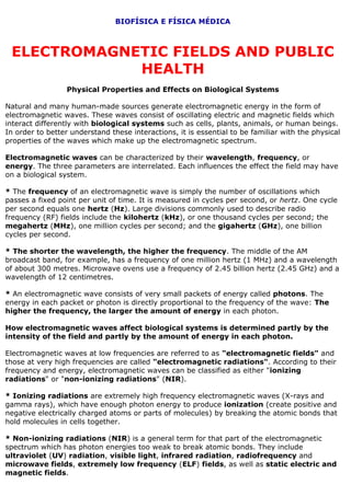 Biofísica e física médic12 | PDF