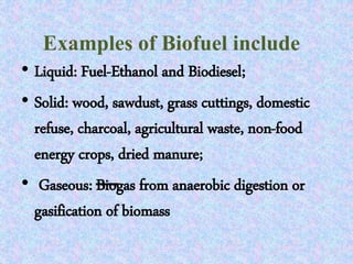 Biofuel | PPTX