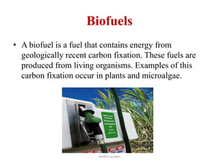 Biofuel | PPTX | Chemistry | Science