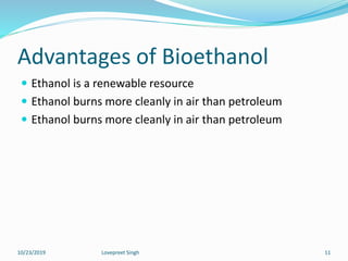 Biofuel by lovepreet singh grewal | PPTX