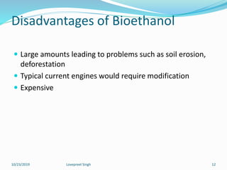 Biofuel by lovepreet singh grewal | PPTX