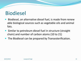 Biofuel by lovepreet singh grewal | PPTX