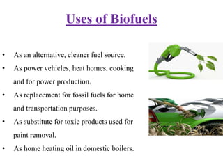 Biofuels | PPTX | Chemistry | Science