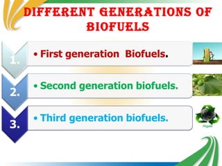Biofuel is an alternative source of energy | PPT