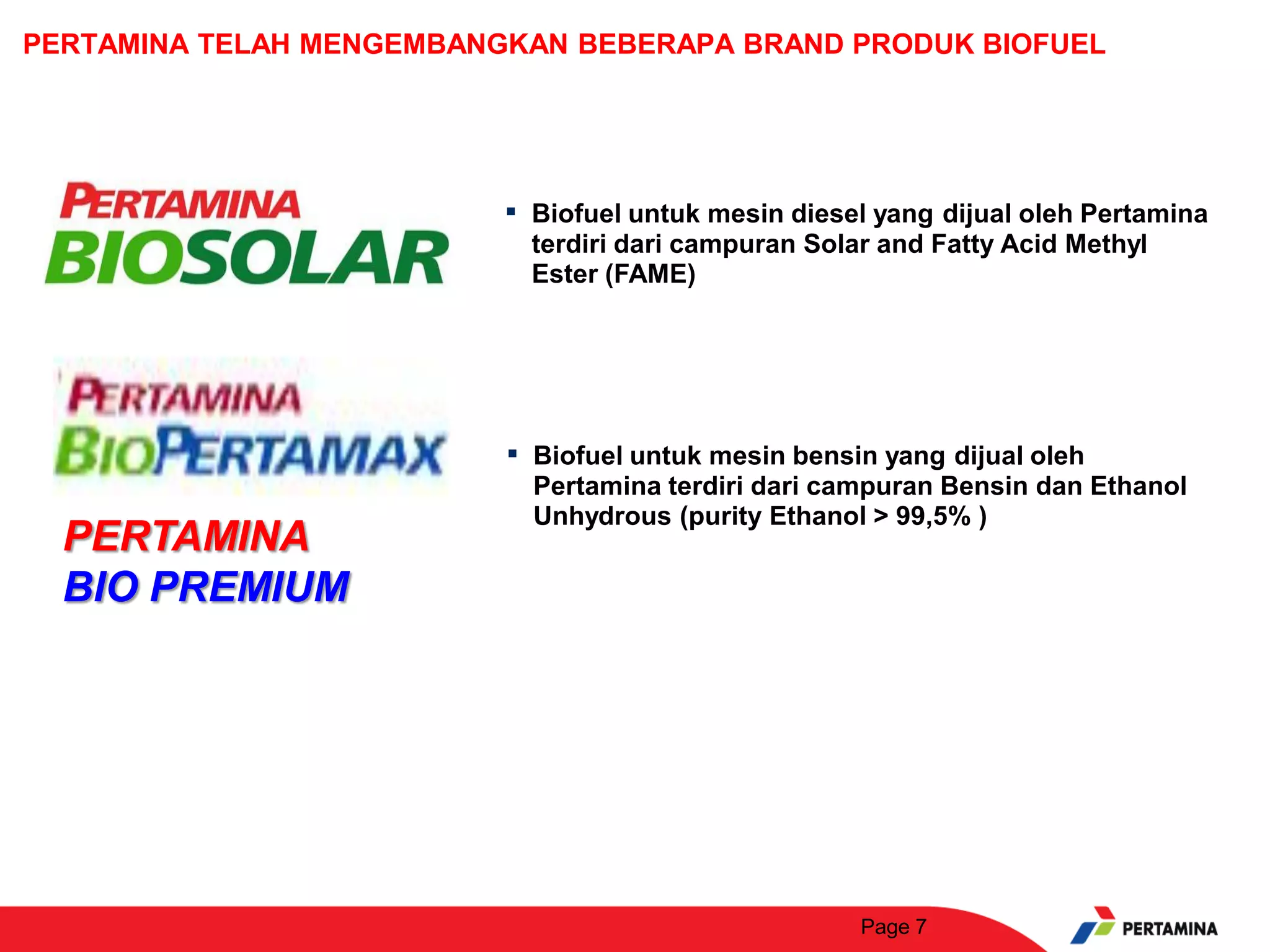 Kepastian pembelian Biofuel oleh PERTAMINA | PDF