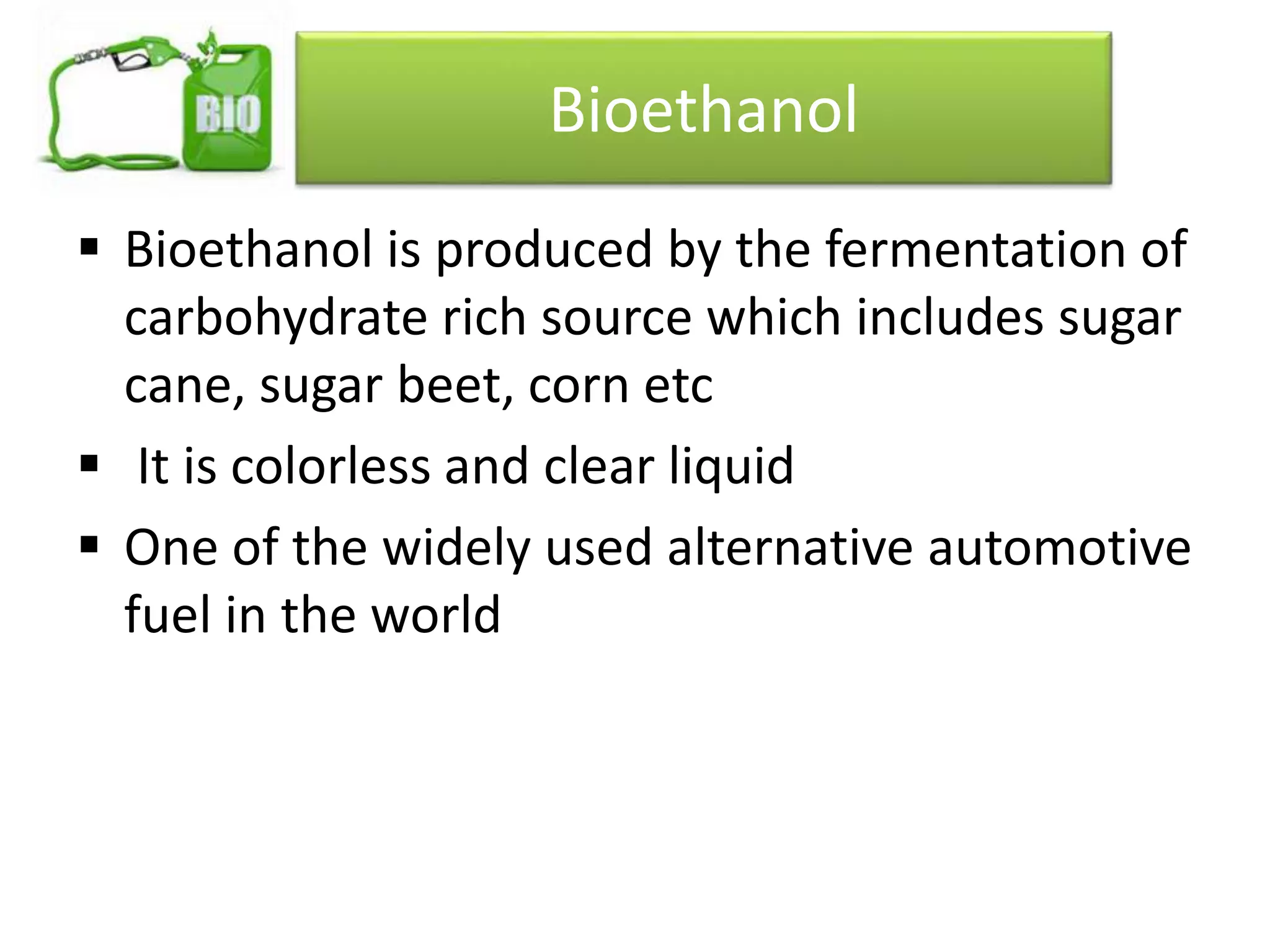 Biofuel presentation org | PPTX | Chemistry | Science