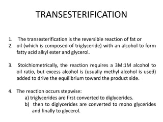Biofuel production from algae | PPT