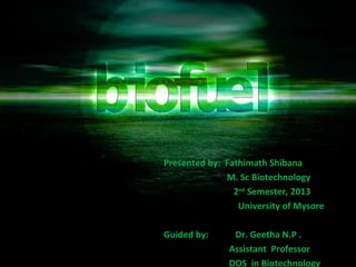 Biofuels | PPT
