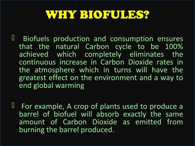 Biofuels | PPT | Agriculture | Industries