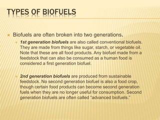 Biofuels | PPTX