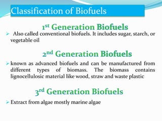Biofuels | PPTX