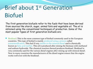 Biofuels | PPT