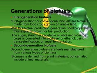 Bio fuels | PPTX