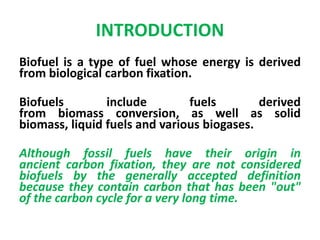 Biofuels | PPTX