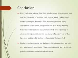 biofuels.pptx | Agriculture | Industries