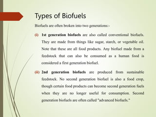 biofuels.pptx | Agriculture | Industries