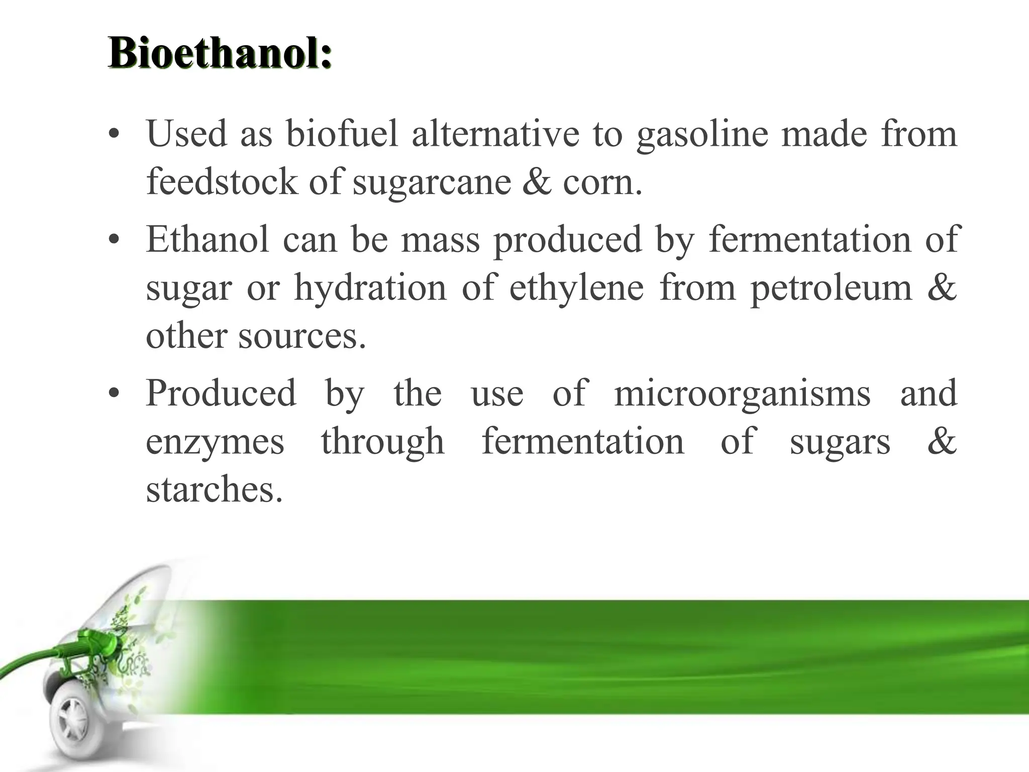 Biofuels, Their Types, Their Classification | PPTX