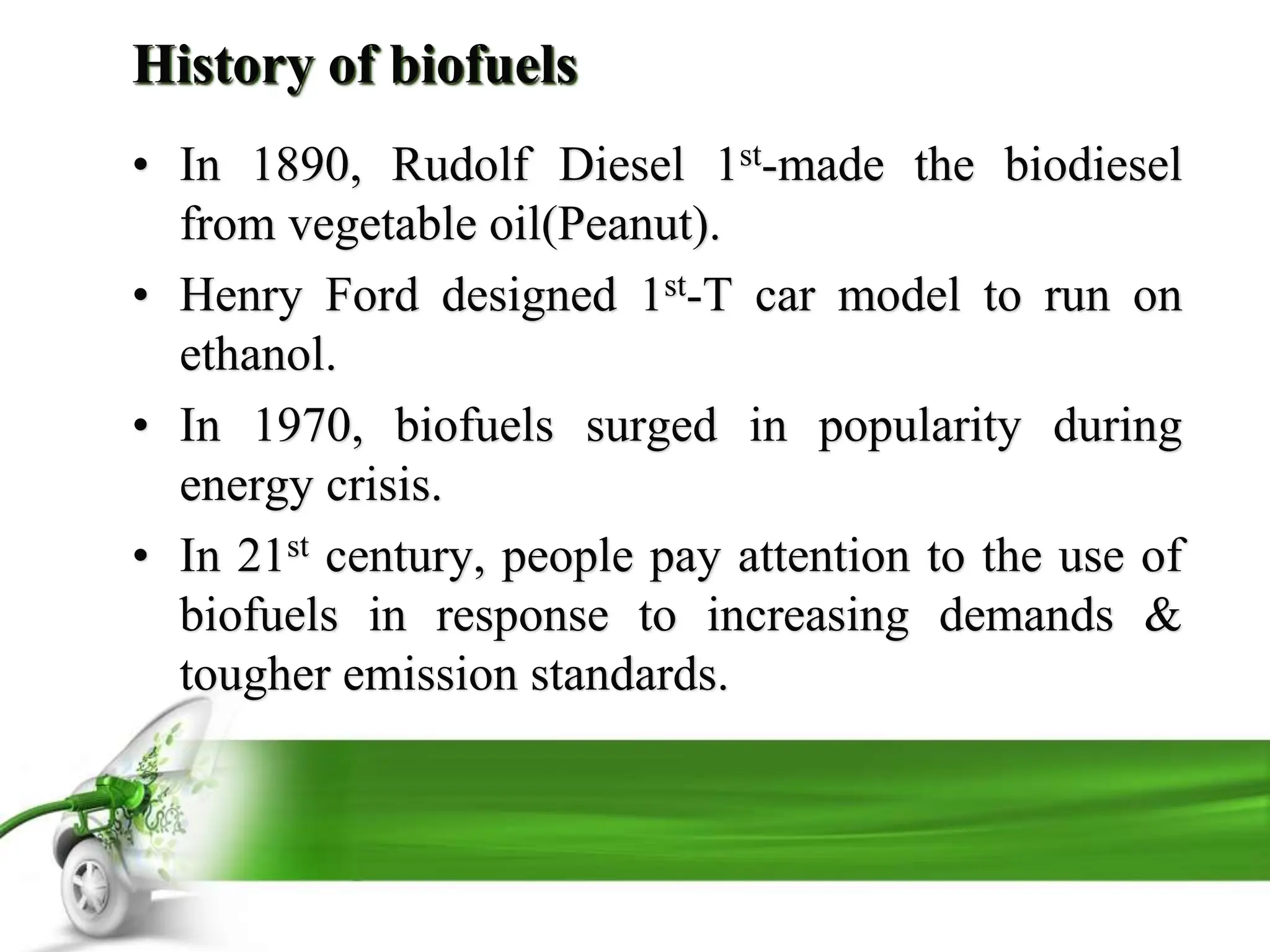 Biofuels, Their Types, Their Classification | PPTX