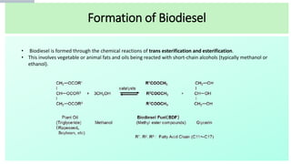 Bio fuels, production and limitations | PPSX