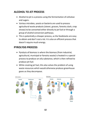 Biofuels for aviation a seminar report | PDF