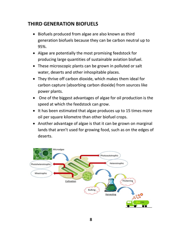 Biofuels for aviation a seminar report | PDF