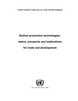 Biofuels Status Prospects 2008 | PDF