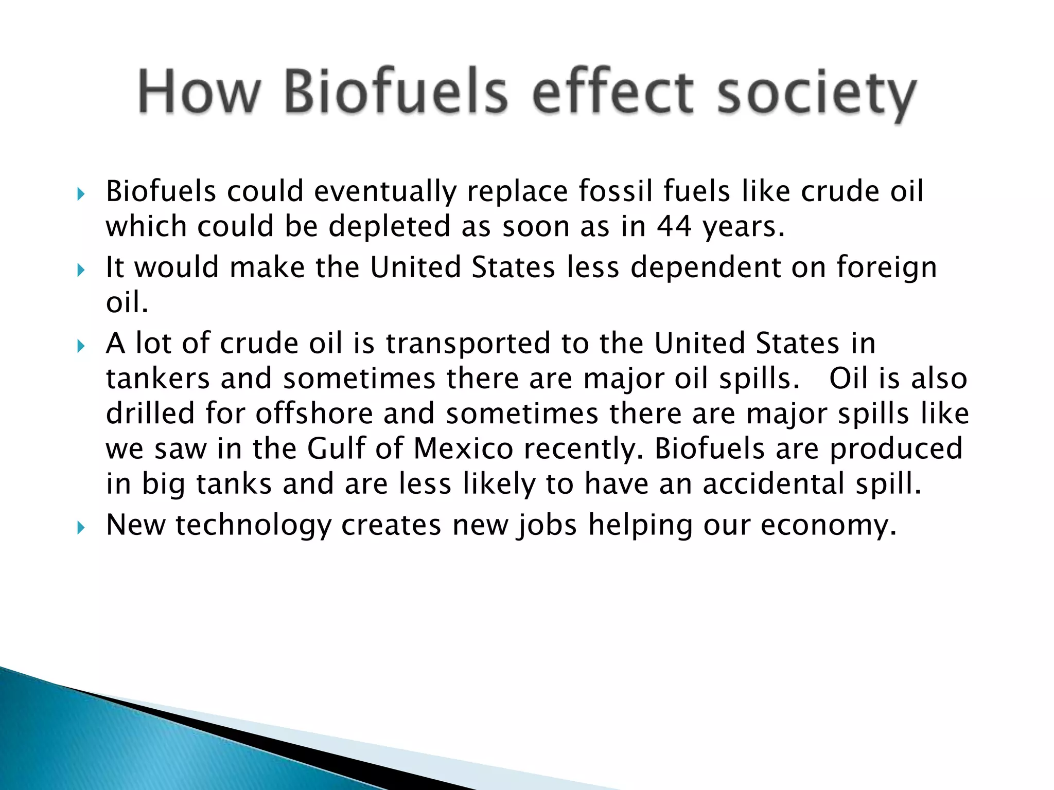 Biofuels using bacteria final | PPTX | Biotech and Biomedical Industry ...