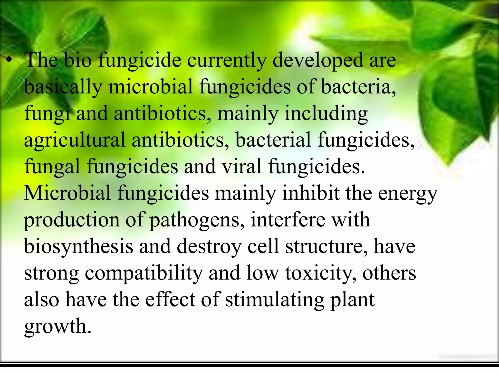 Biofungicide by vimalpriyasubramanian | PPTX