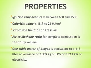 Biogas | PPTX