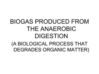 Biogas Lab | PPT