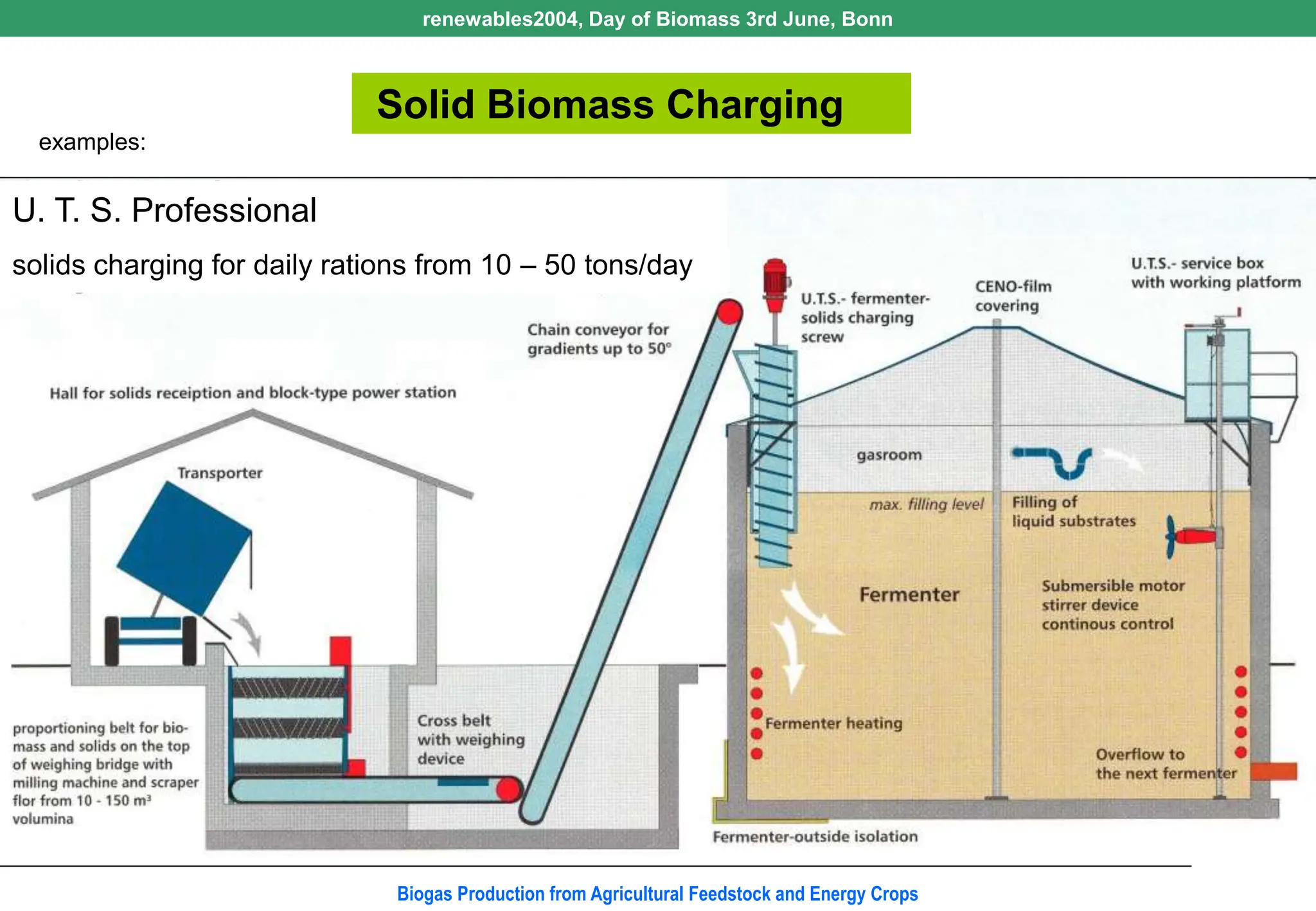 Biogas Production from Agricultural Feedstock and Energy Crops | PPT