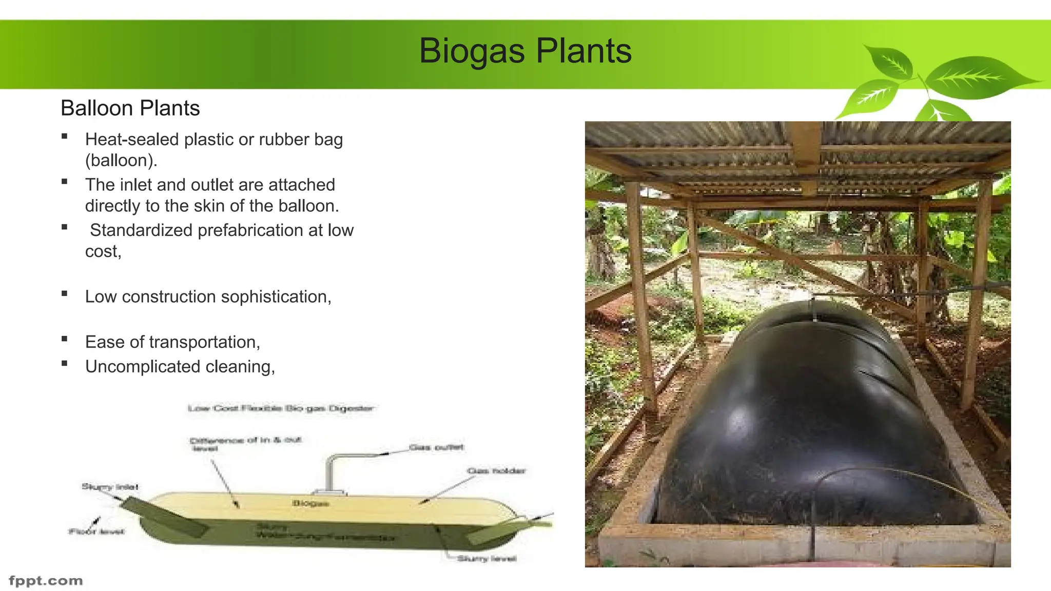 Biogas plant types and uses, processing food waste .. waste to energy ...
