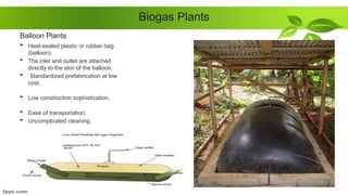 Biogas plant types and uses, processing food waste .. waste to energy ...