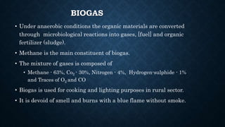 Biogas Production Technology . pptx | PPTX