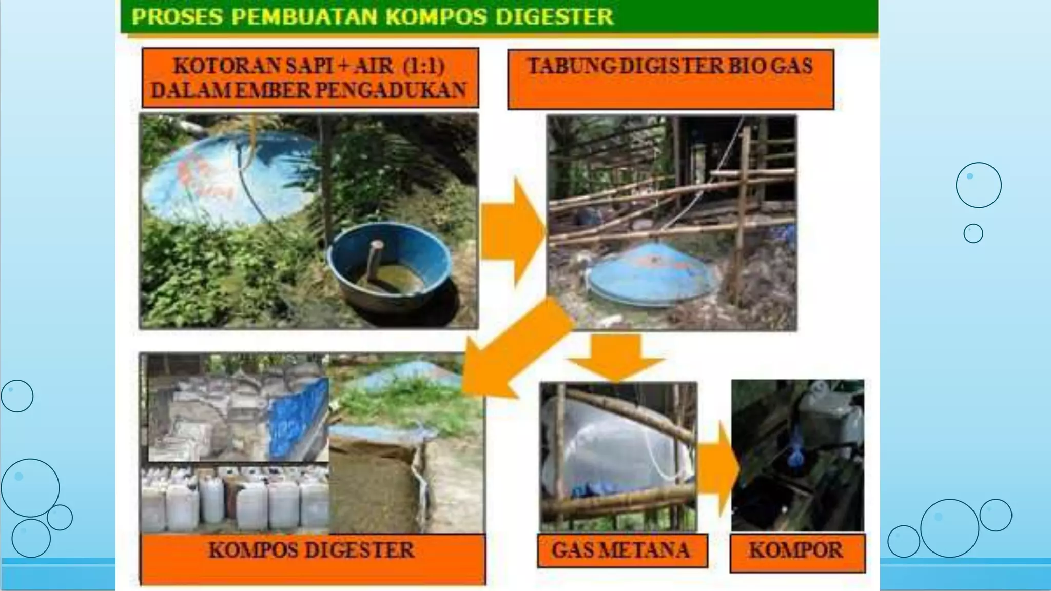 Proses Biogas Limbah Peternakan Sapi Potong (Biogas Process from Waste ...