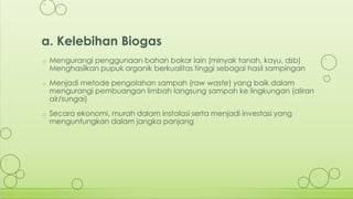 Proses Biogas Limbah Peternakan Sapi Potong (Biogas Process from Waste ...