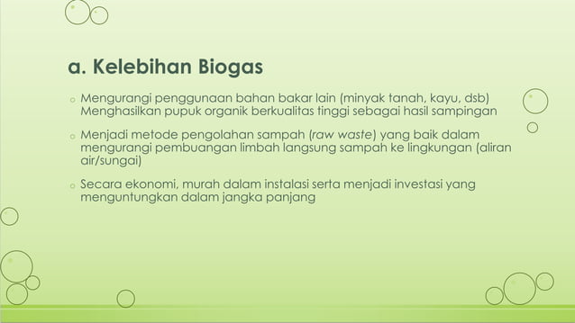 Proses Biogas Limbah Peternakan Sapi Potong (Biogas Process from Waste ...