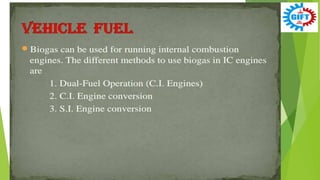Bio gas as a vehicle fuel | PPT
