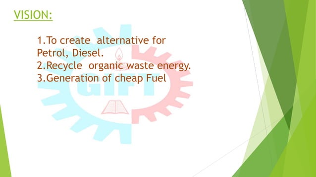 Bio gas as a vehicle fuel | PPT