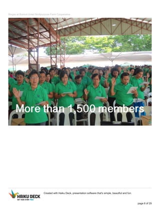 Biogas at buklod unlad multipurpose farm cooperative | PDF