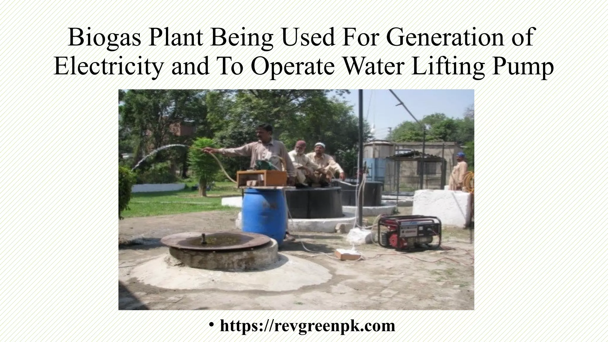 Biogas domestic waste - Revgreen Biogas Company | PDF