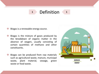 Biogas energy | PPTX
