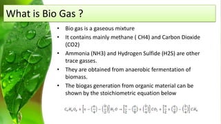 Biogas - Sustainability Through Green Energy | PPTX