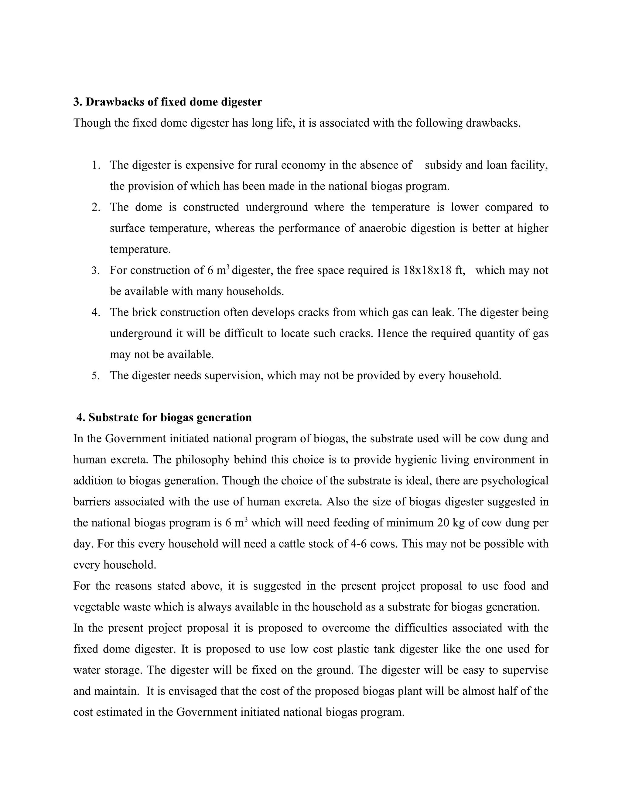 Biogas final project proposal submitted | DOC