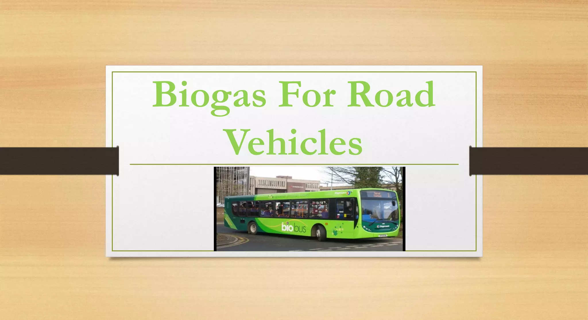 Biogas for road vehicles | PDF