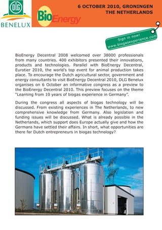 Biogas In The Netherlands | PDF