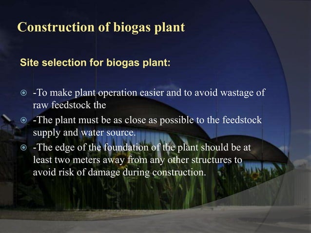 Biogas plant designs and engery calculations by ali saqlain | PPTX