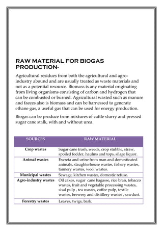 Biogas plant project | PDF